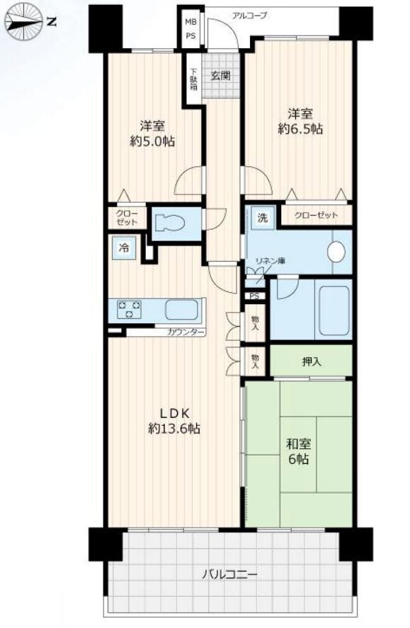 レクセルプラザ谷塚 8階部分【ハウスドゥ.com】中古マンションの購入情報が満載！